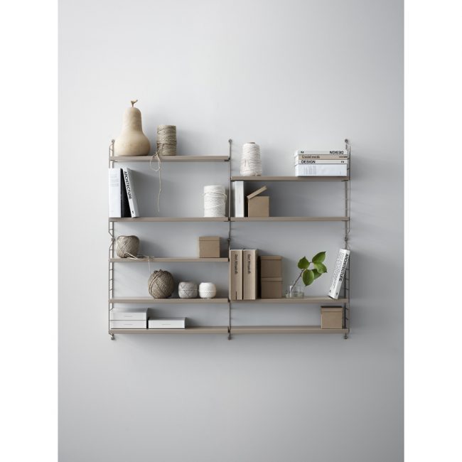 String Utomhus Fristående hylla l | Gösta Westerberg Möbel | Galvaniserad