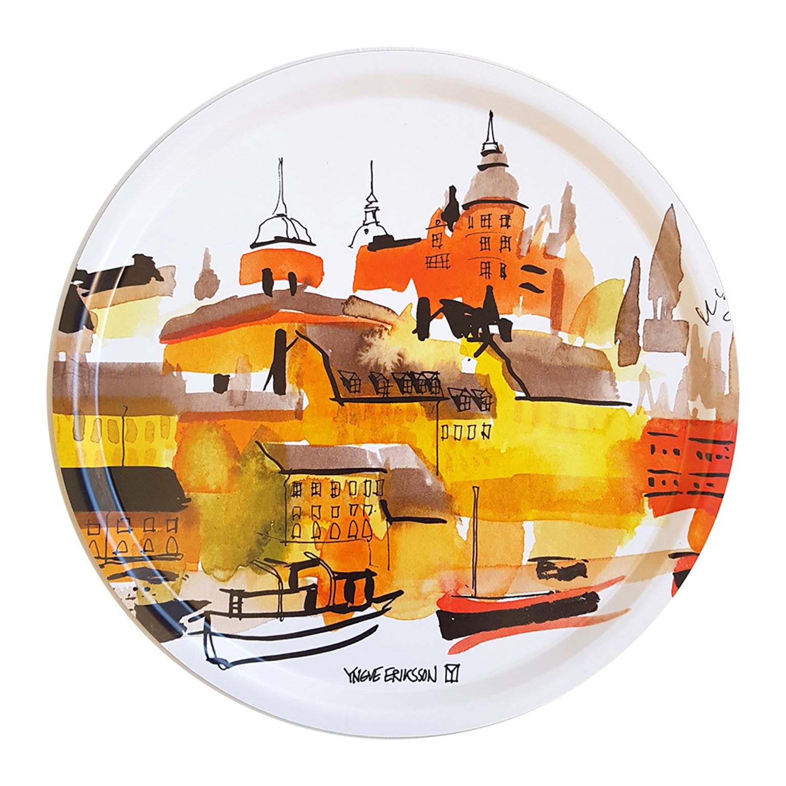 Södermalm bricka med Stockholmsmotiv | Gösta Westerberg Möbel sodermalm ...